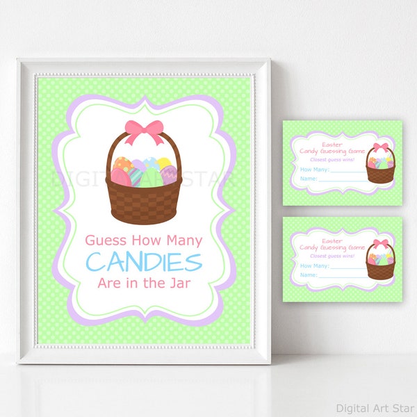 Candy Guessing Game - Etsy