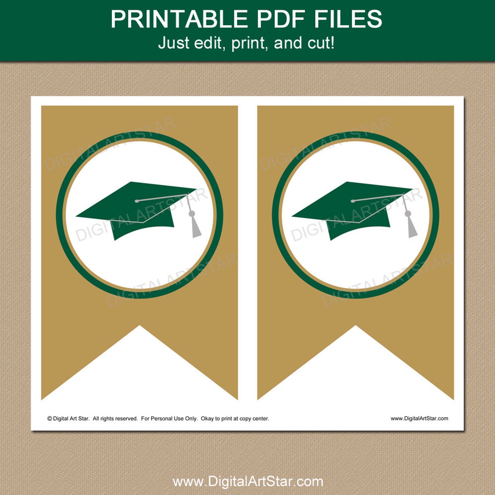 High School Graduation Banner Template College Graduation - Etsy