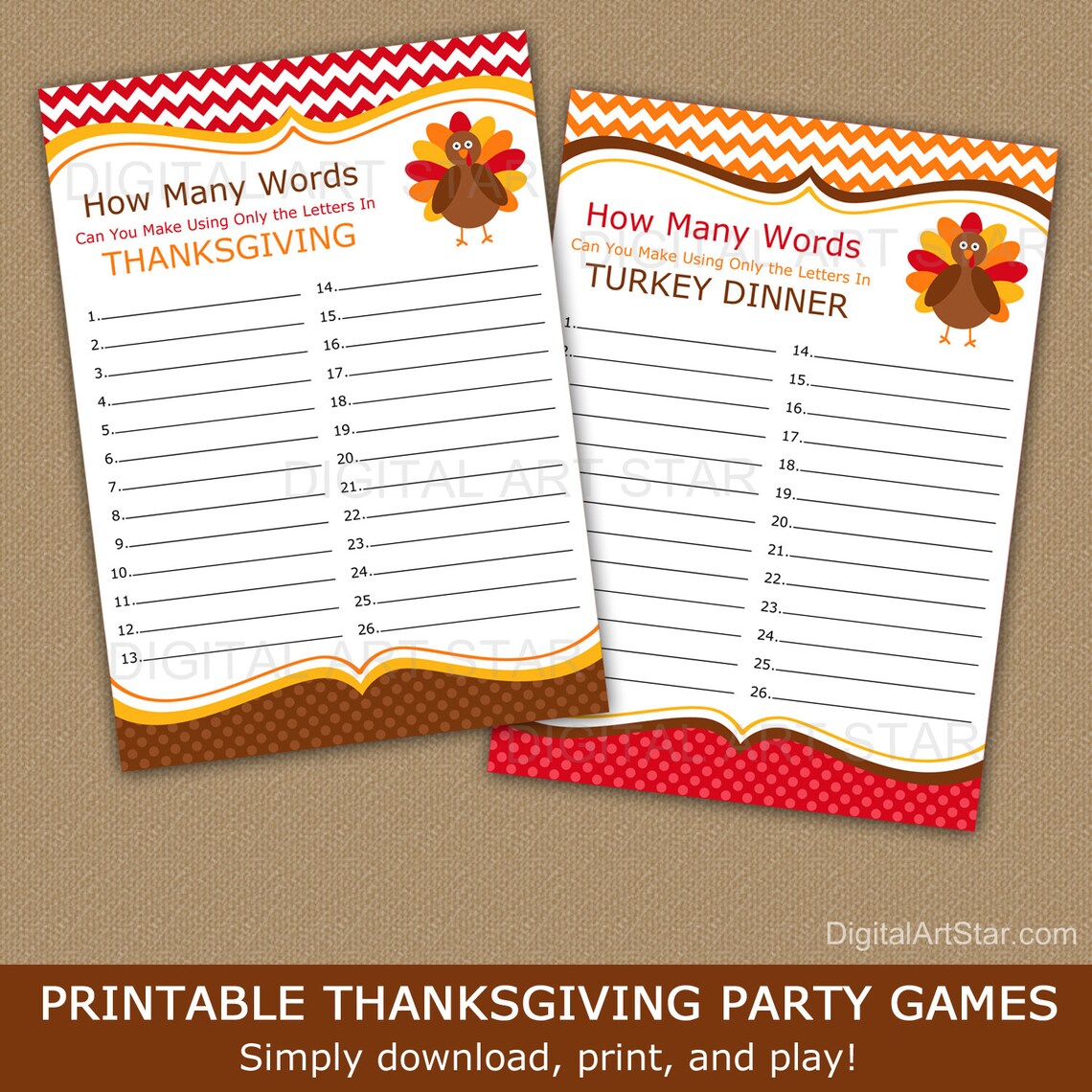 Thanksgiving Games Bundle Party Games Thanksgiving - Etsy