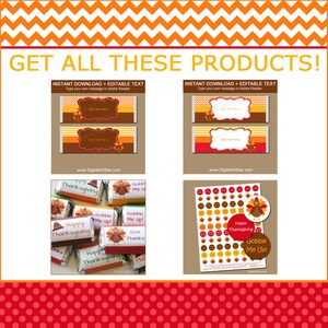 Thanksgiving Party Printables, Thanksgiving Party Supplies, Party ...