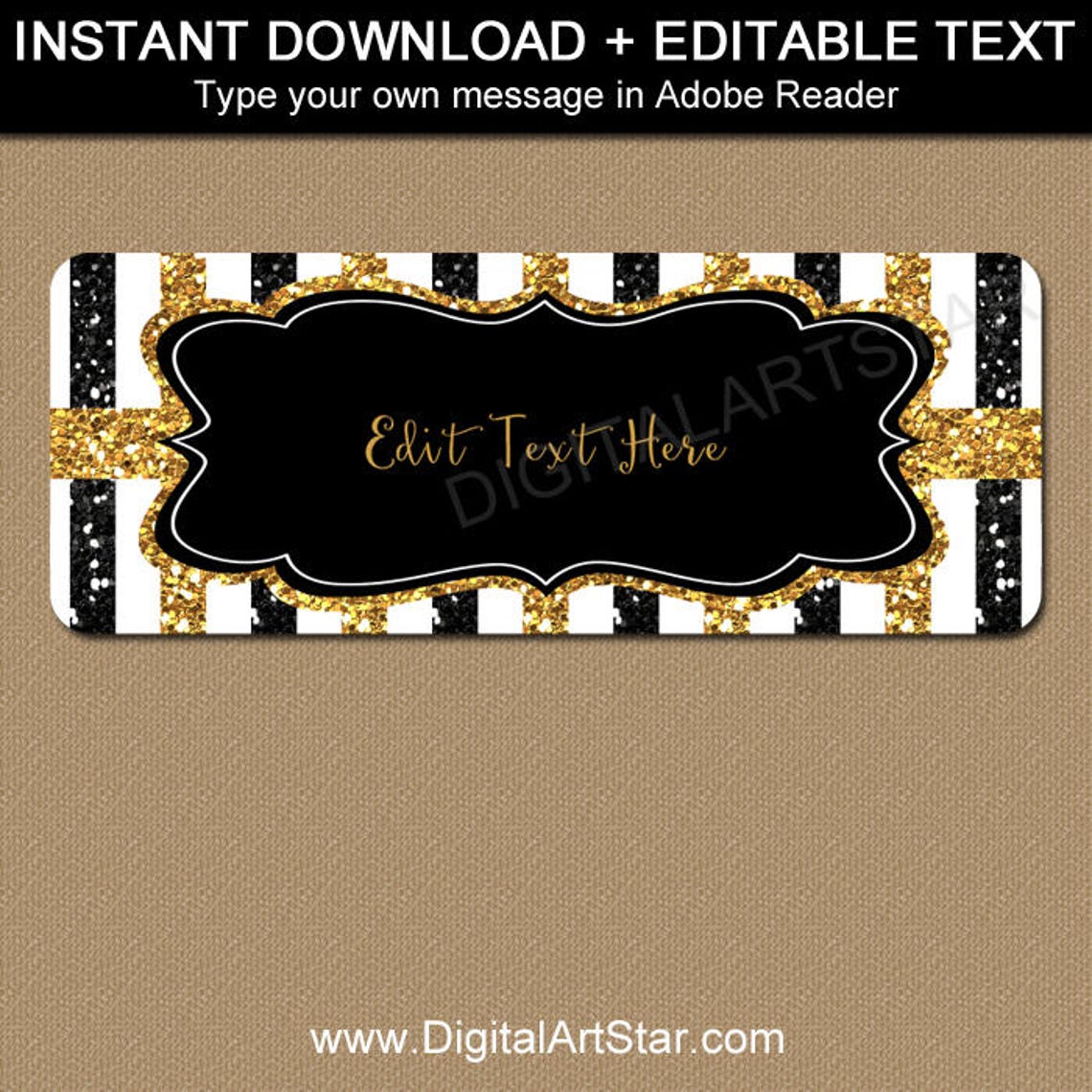 Return Address Labels Printable 50th Birthday Address Labels - Etsy