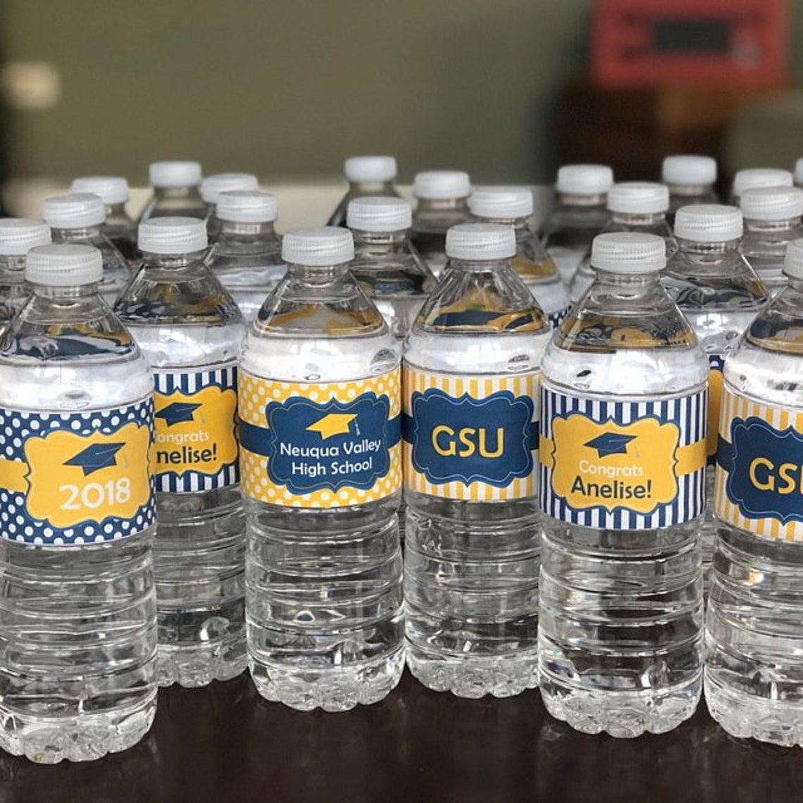 High School Graduation Water Bottle Labels Printable High - Etsy