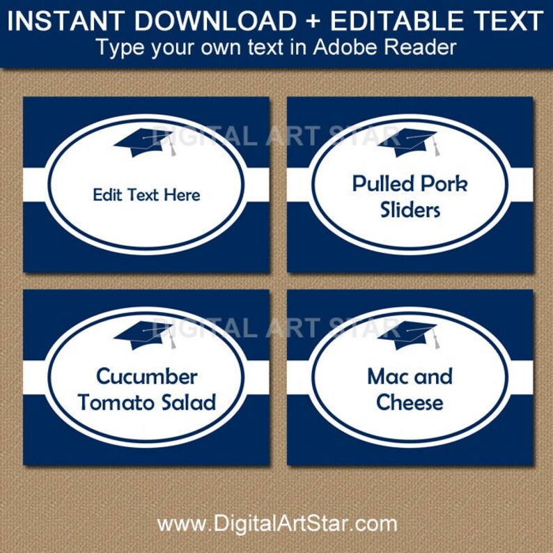 High School Graduation Candy Buffet Labels Graduation Label - Etsy