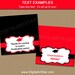 Red Black White Graduation Treat Bag Toppers, Goodie Bag Toppers, High ...