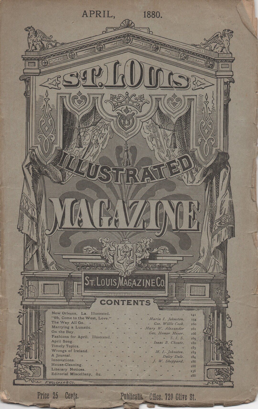 E-book 1880 & 1882 St. Louis Illustrated Magazine Set of Four Fashion ...