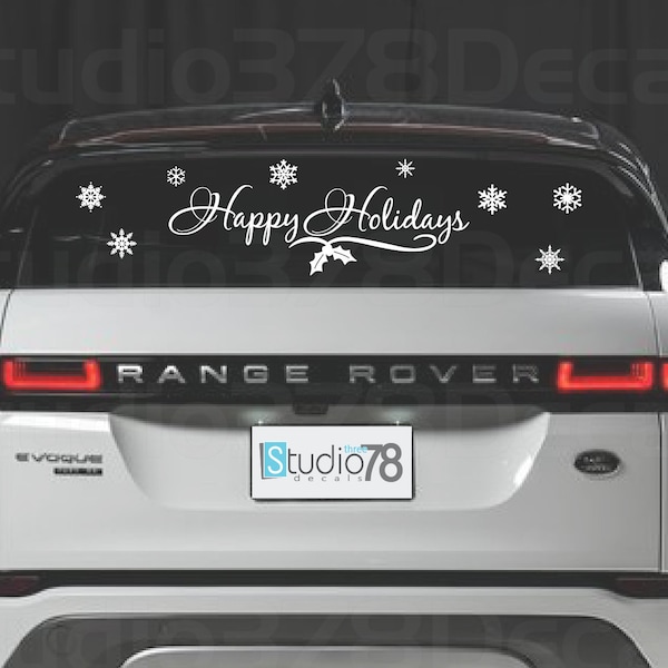 Holiday Window Decals - Etsy