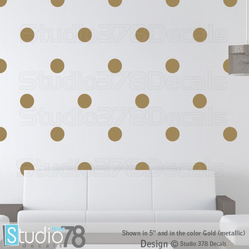 Gold Wall Decals - Etsy