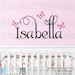 Personalized Girls Monogram Childrens Decor Nursery Wall Decals Vinyl ...
