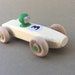 Green RAINBOW RACER, #3. Wooden Toy Race Car. - Etsy