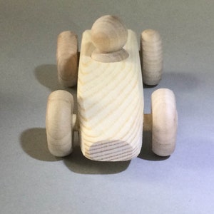 Unfinished Wooden Race Car - Etsy