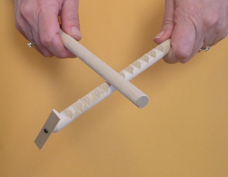 Hooey Stick, Gee Haw, Whimmy Diddle. Wooden Toy With NATURAL Wood ...