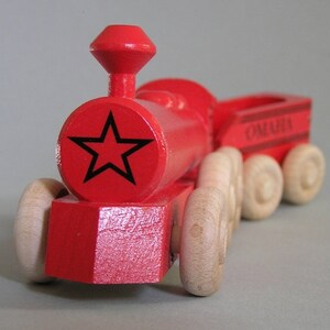 Red Big Boy Wooden Toy Locomotive - Etsy