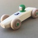 Green RAINBOW RACER, #3. Wooden Toy Race Car. - Etsy