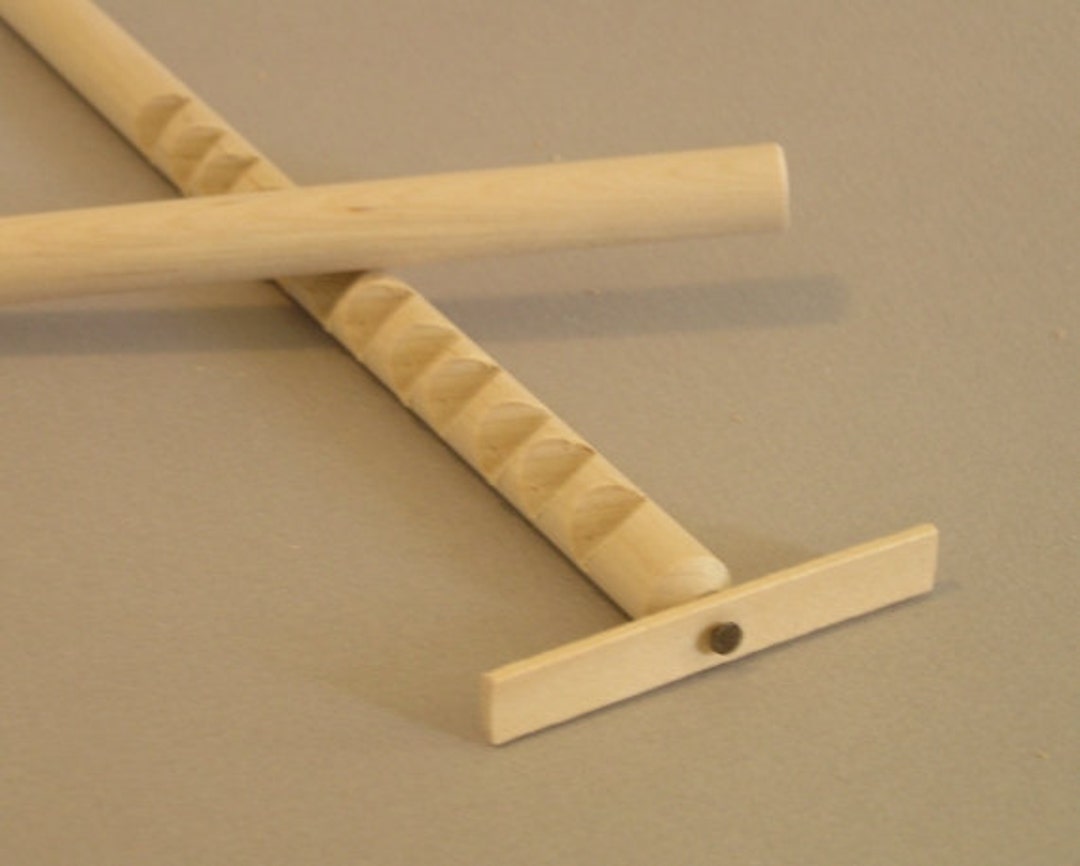 Hooey Stick, Gee Haw, Whimmy Diddle. Wooden Toy With NATURAL Wood ...