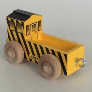 Construction Work Caboose for Wooden Toy Trains - Etsy
