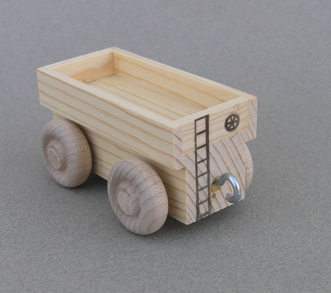 Wooden Toy Train Wide-body Gondola Car - Etsy
