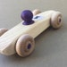 Purple RAINBOW RACER 1. Wooden Toy Race Car. - Etsy
