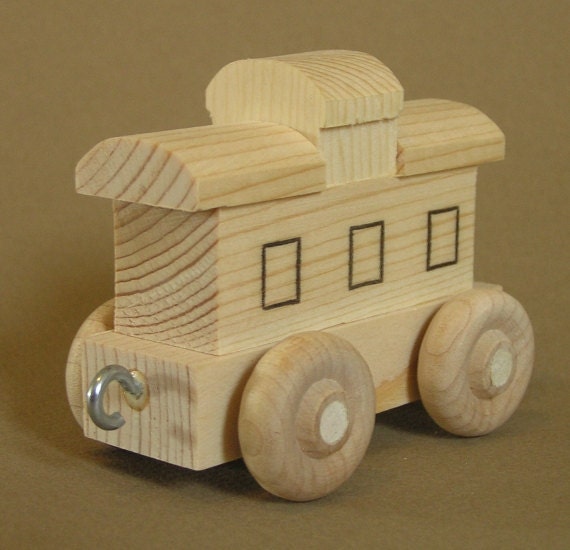 Wooden Toy Caboose | Etsy