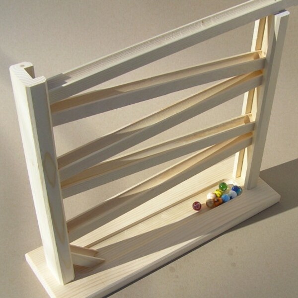 Wooden Marble Run - Etsy