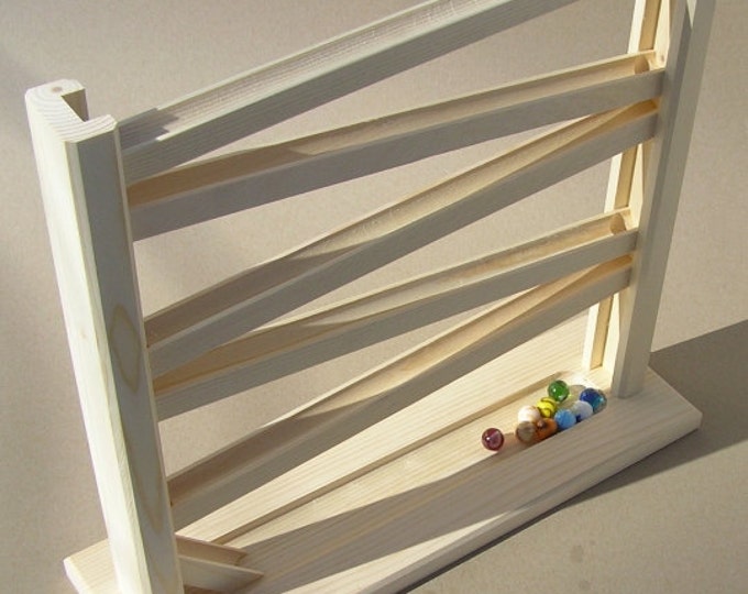 Wooden Marble Game. FREE Shipping Also Called a Marble Run, Marble ...