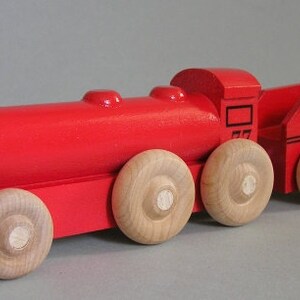 Red Big Boy Wooden Toy Locomotive - Etsy