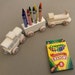 Crayon Train Eight Count. Wood Train. Crayon Holder. - Etsy