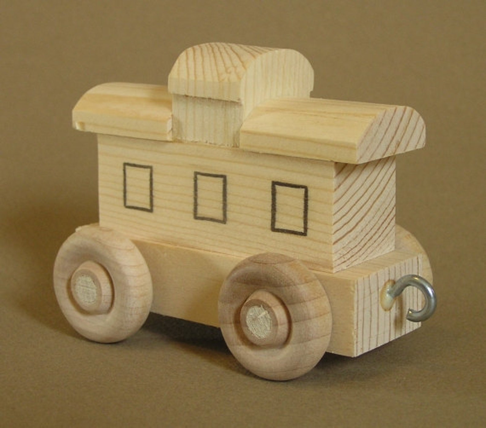 Wooden Toy Caboose | Etsy