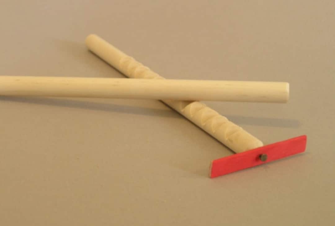 Hooey Stick With RED Wooden Spinner - Etsy