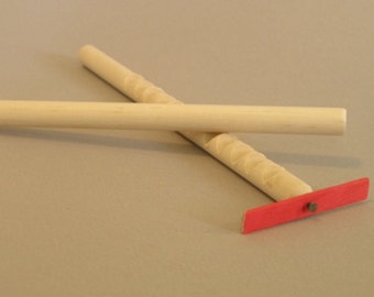 Hooey Stick With BLUE Wooden Spinner. Also Called a Whimydiddle or Gee ...