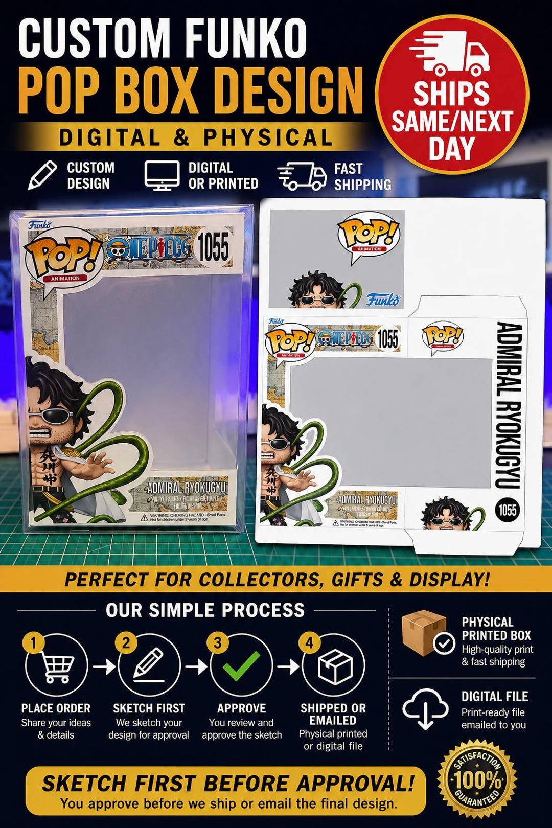 Custom Inspired-funko Pop Box Design Fan Art Parody, Personalized Vinyl ...