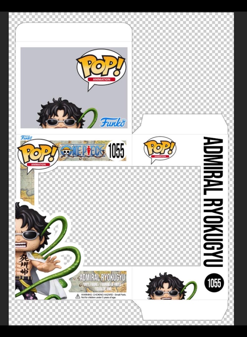 Custom Inspired-funko Pop Box Design Fan Art Parody, Personalized Vinyl ...