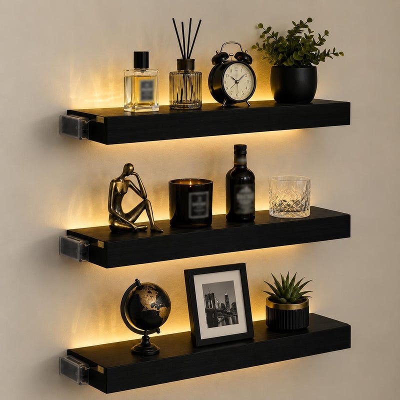 Small Lights for Shelves - Etsy