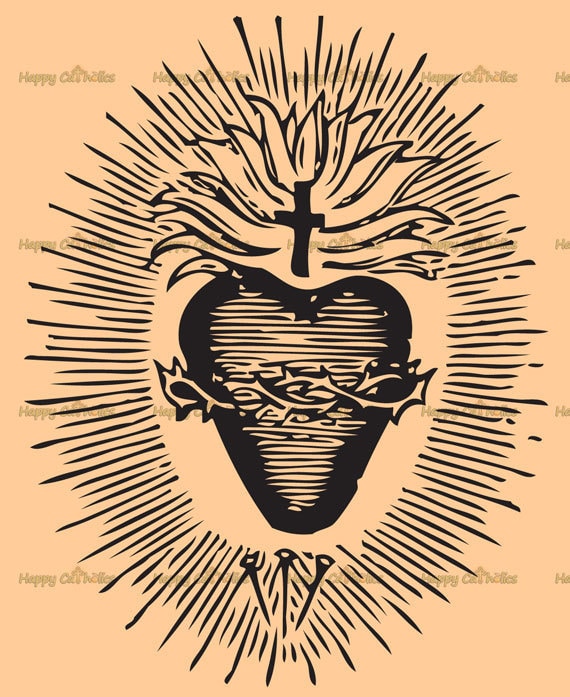 Sacred Heart Clip Art