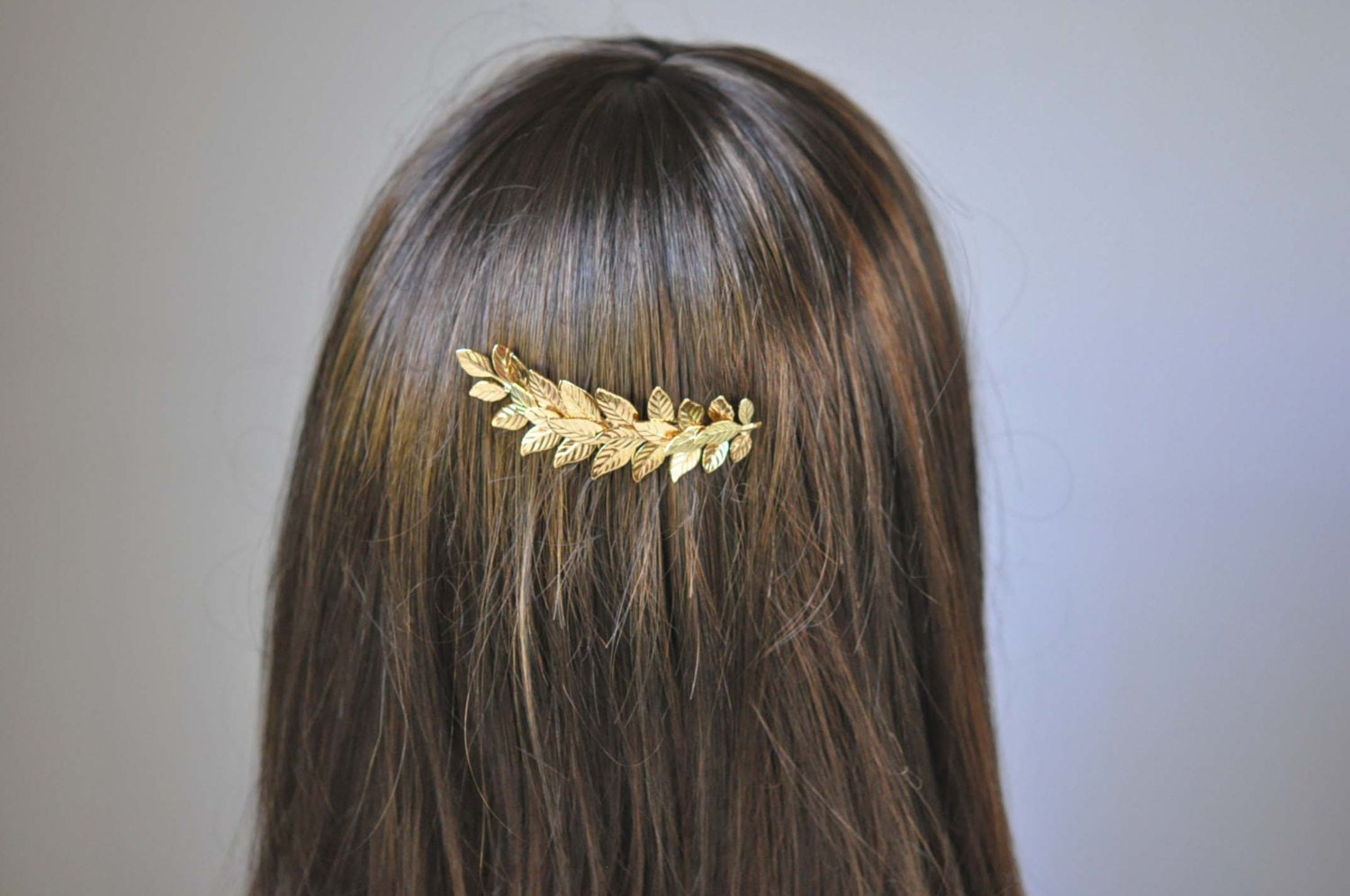 Large Gold Leaf Hair Comb,gold Plated Hair Comb,leaf Hair Comb,wedding ...