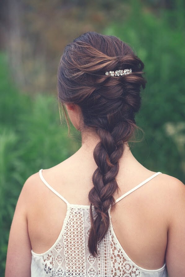 Rose Gold Hair Comb,rose Gold Rhinestone Crystal Bridal Hair Comb ,rose ...