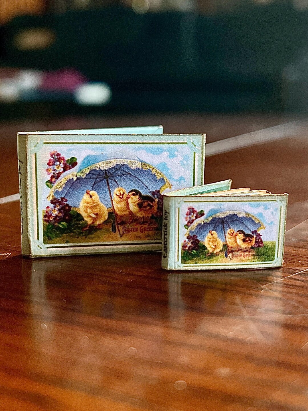 Printable Easter Chicky Mini Book - 1/12 Dollhouse Size - 1/6 Blythe ...