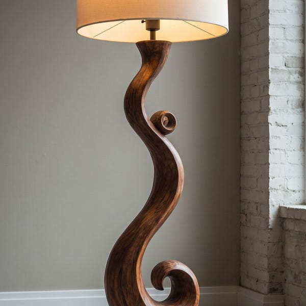 Curved Floor Lamps - Etsy UK