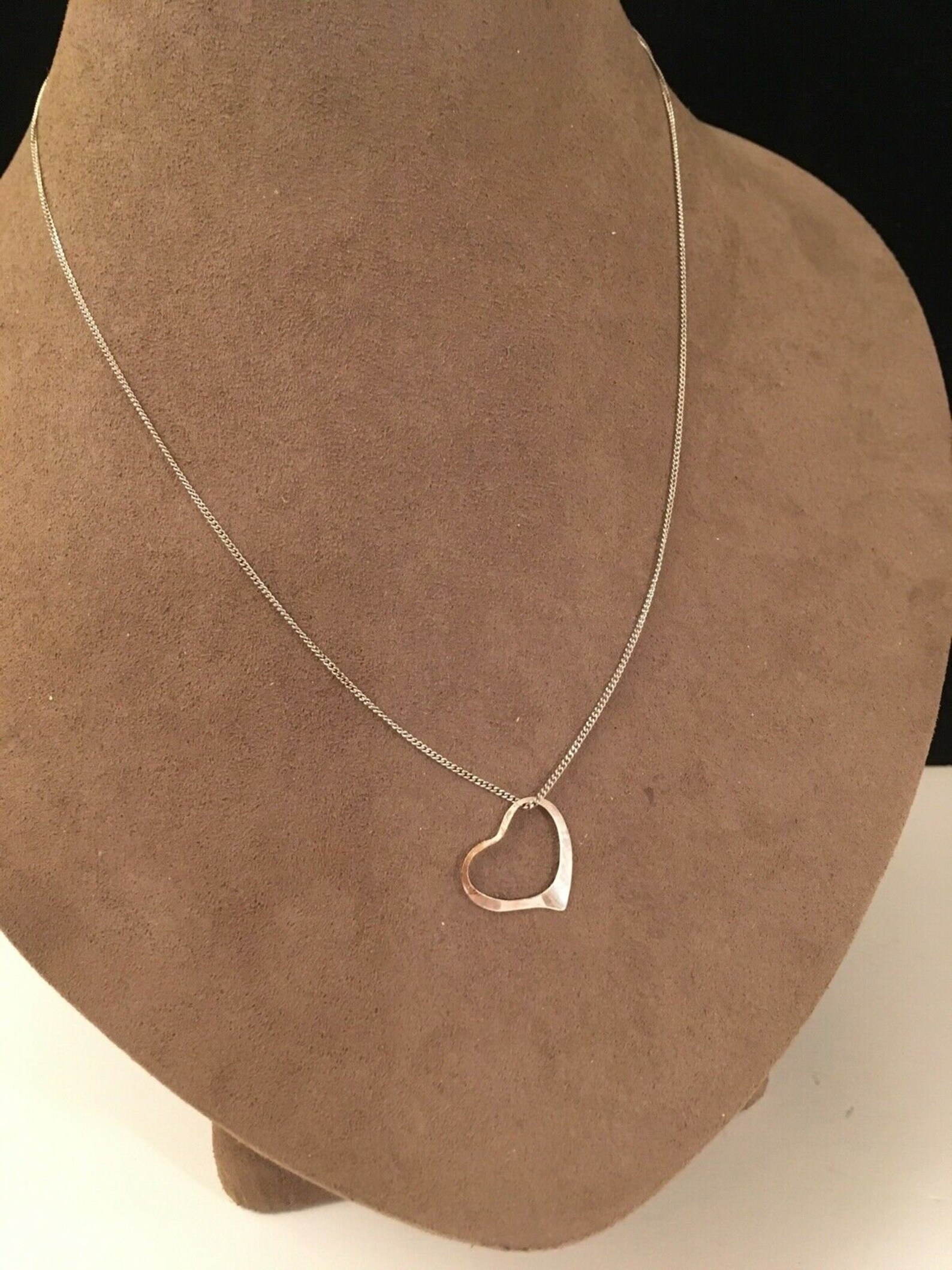 Vintage Sterling Silver Italy 18 Fine Chain Necklace W/ - Etsy