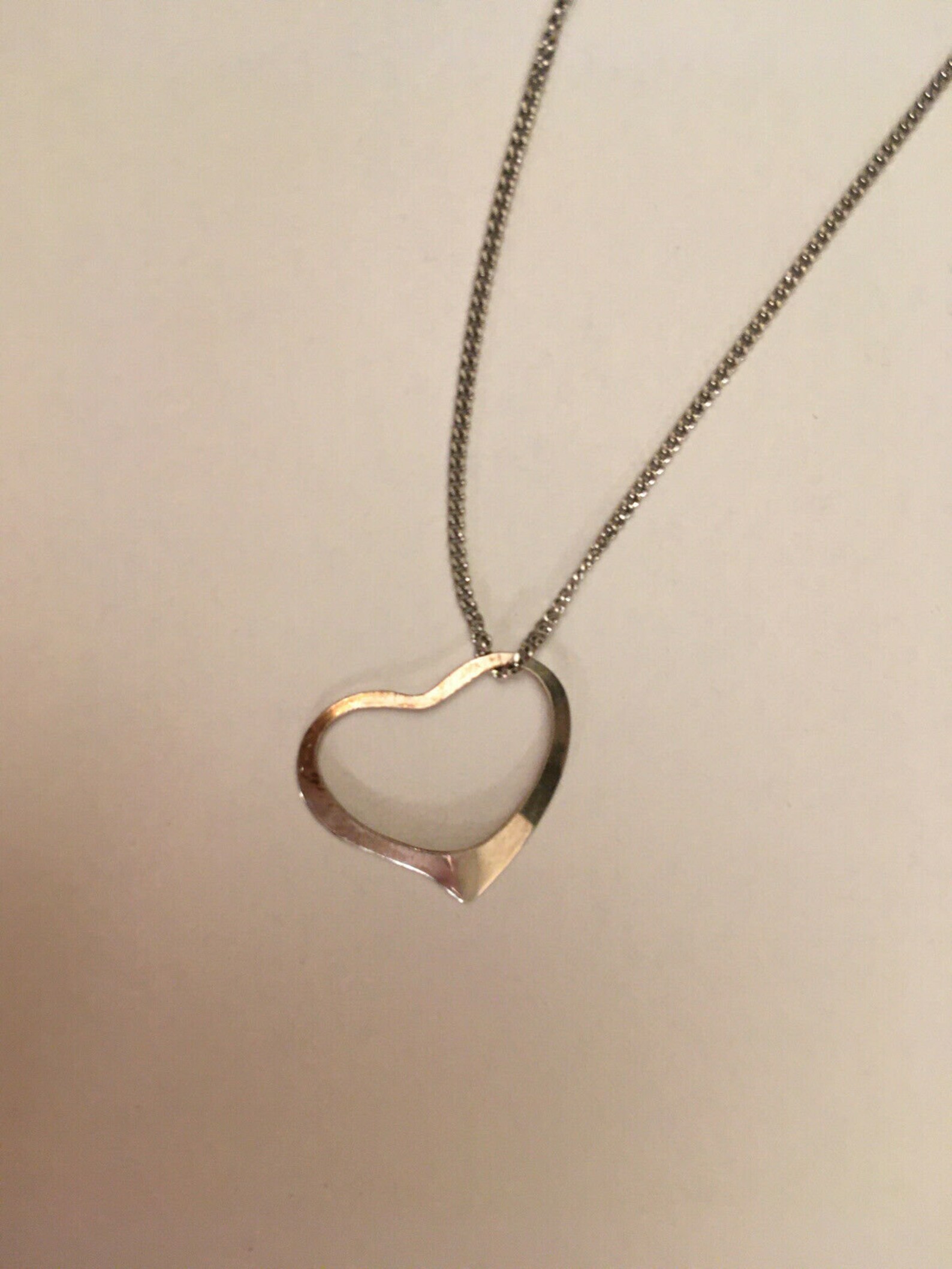 Vintage Sterling Silver Italy 18 Fine Chain Necklace W/ - Etsy