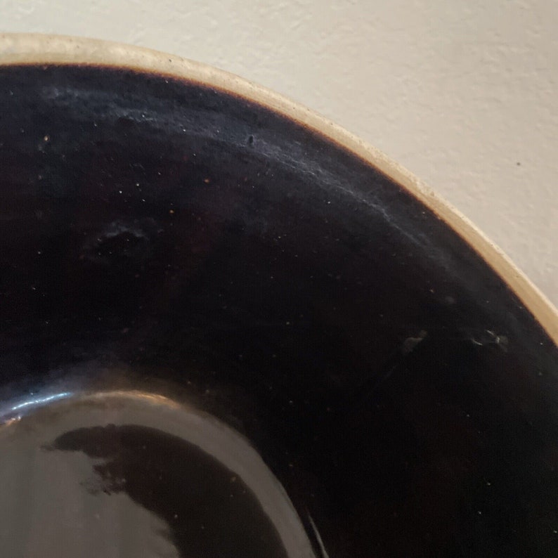 Cook-rite Hearth Bowl Vintage 2- Tone Brown Heavy Crock Bowl 10x6 ...