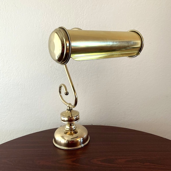 Brass Reading Lamp - Etsy