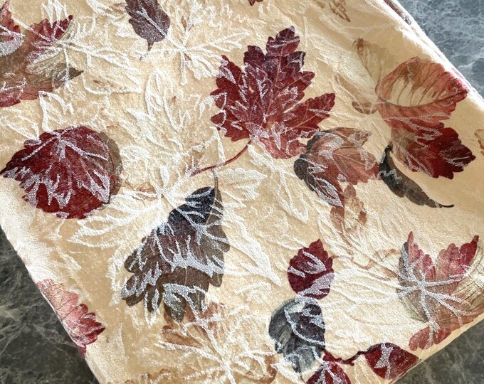 Autumn Leaf Pattern Rectangle Polyester Tablecloth 55x96" - Etsy