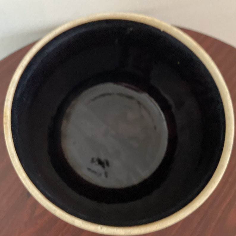 Cook-rite Hearth Bowl Vintage 2- Tone Brown Heavy Crock Bowl 10x6 ...