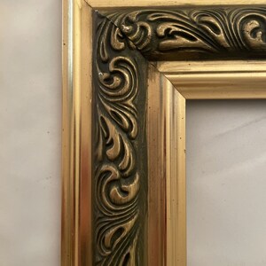 Pair Gold Gilt Picture Frames 11x14" Window - Etsy
