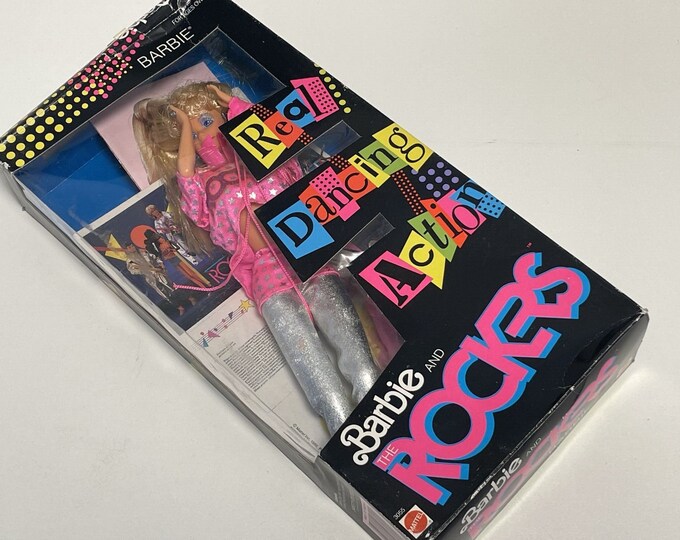 Barbie and the Rockers Barbie Doll Real Dancing Action 1986 Mattel 3055 ...