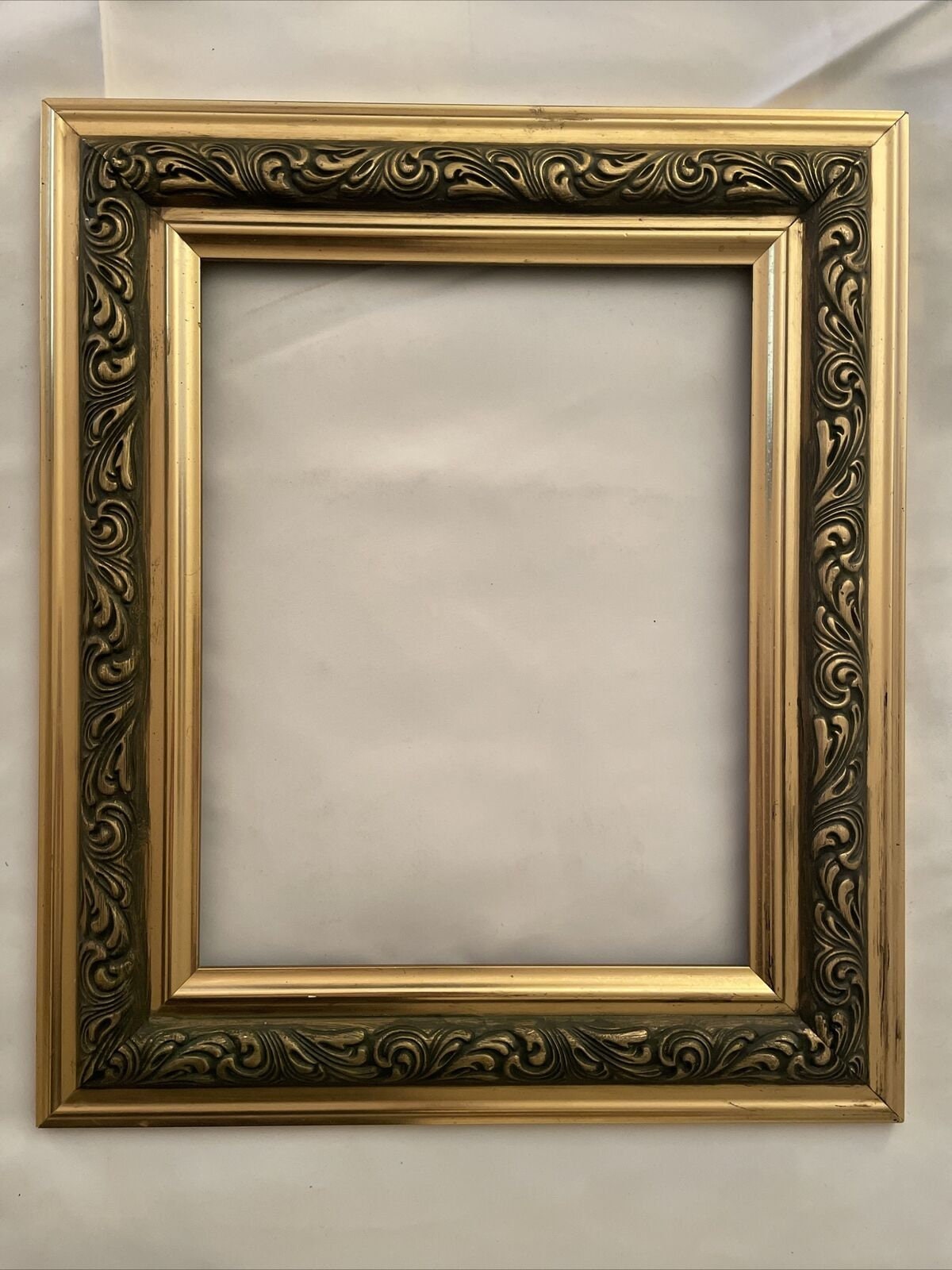 Pair Gold Gilt Picture Frames 11x14" Window - Etsy