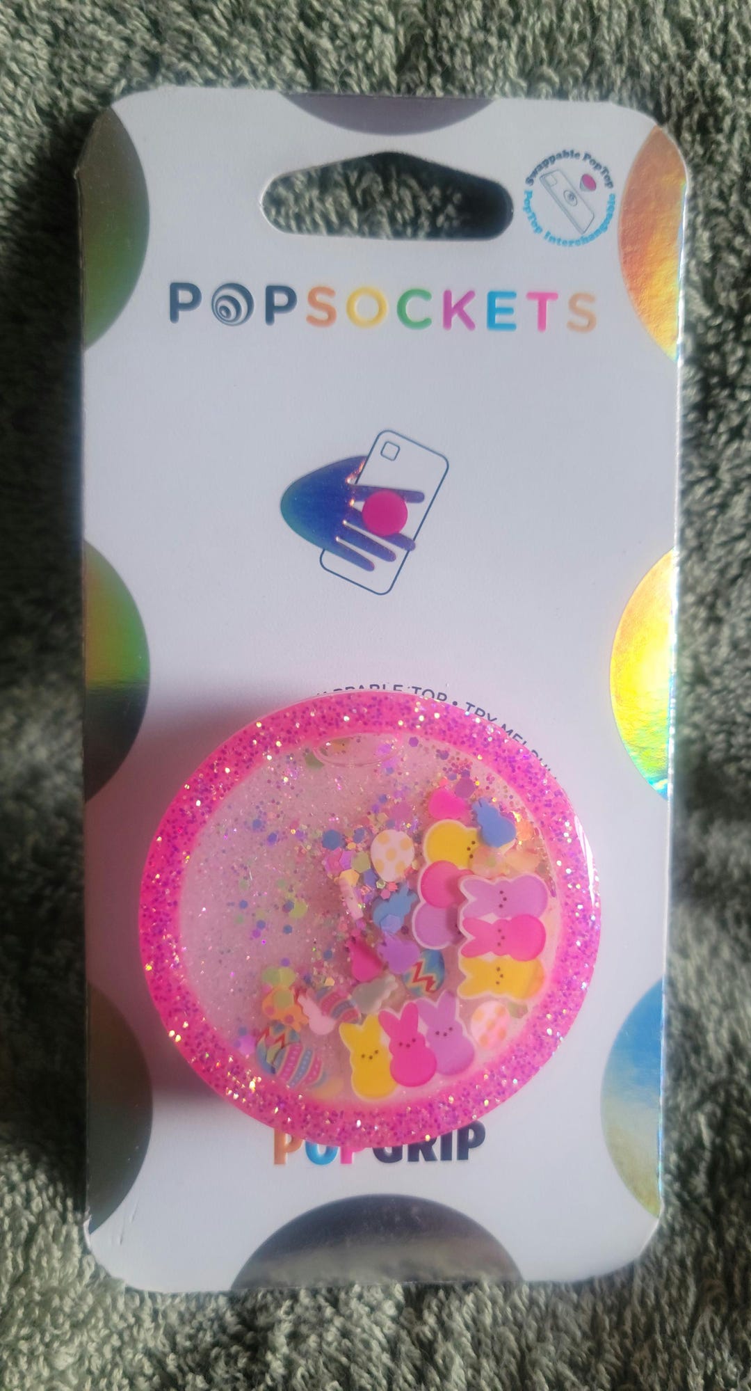 Cute Easter Peeps Shaker Phone Grippy or Badgereel - Etsy