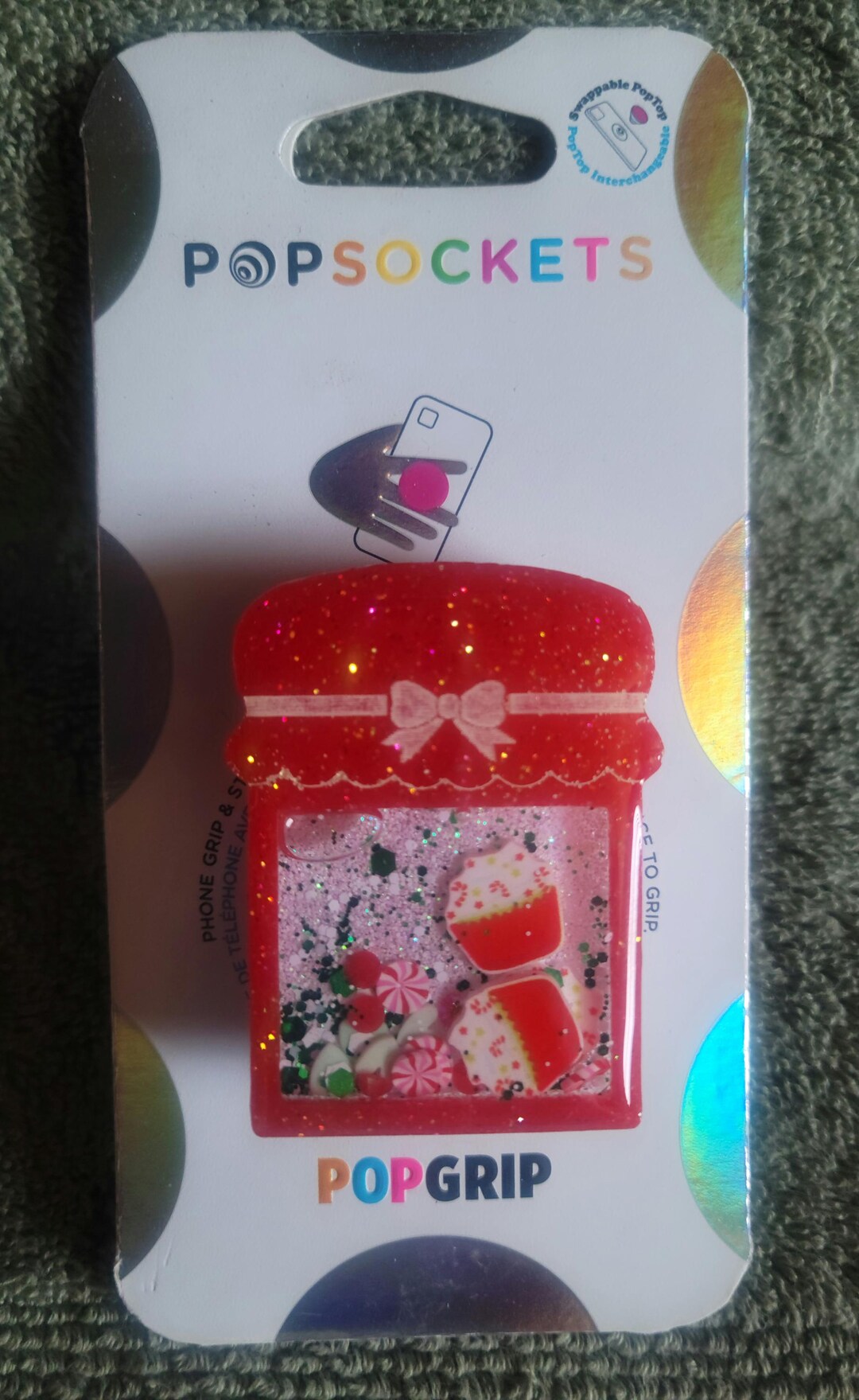 Cute Peppermint Goodies Shaker Phone Grippy or Badgereel - Etsy