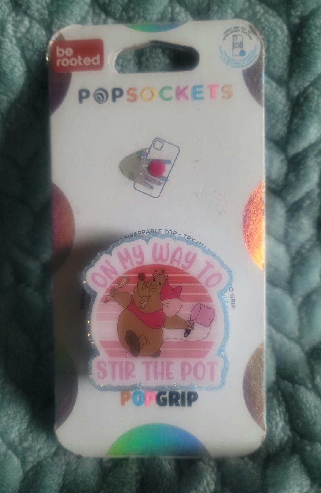 Cute Pot Stirring Mouse Flat Phone Grippy - Etsy