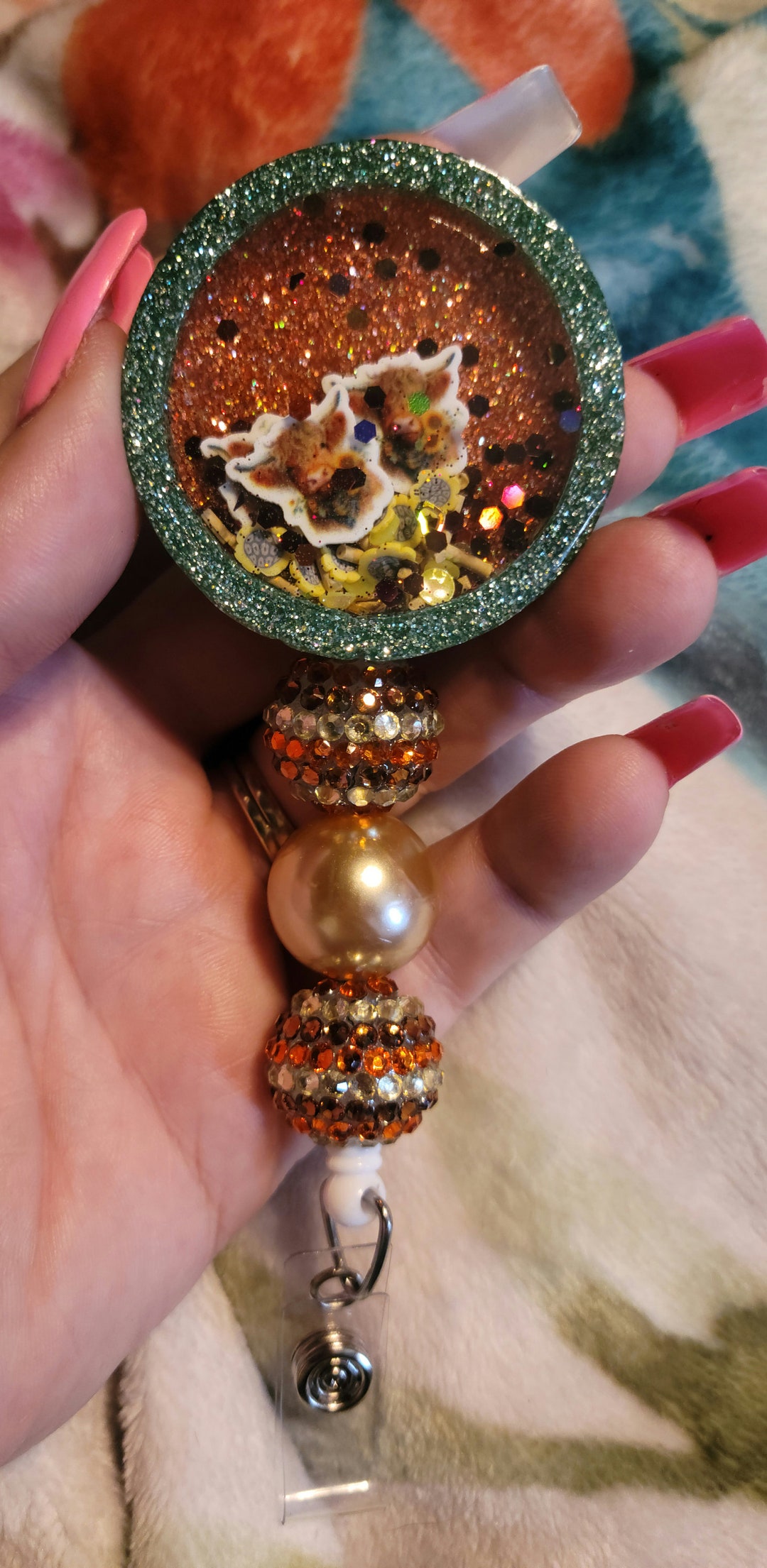 Cute Highland Cow Dry Shaker Badgereel - Etsy